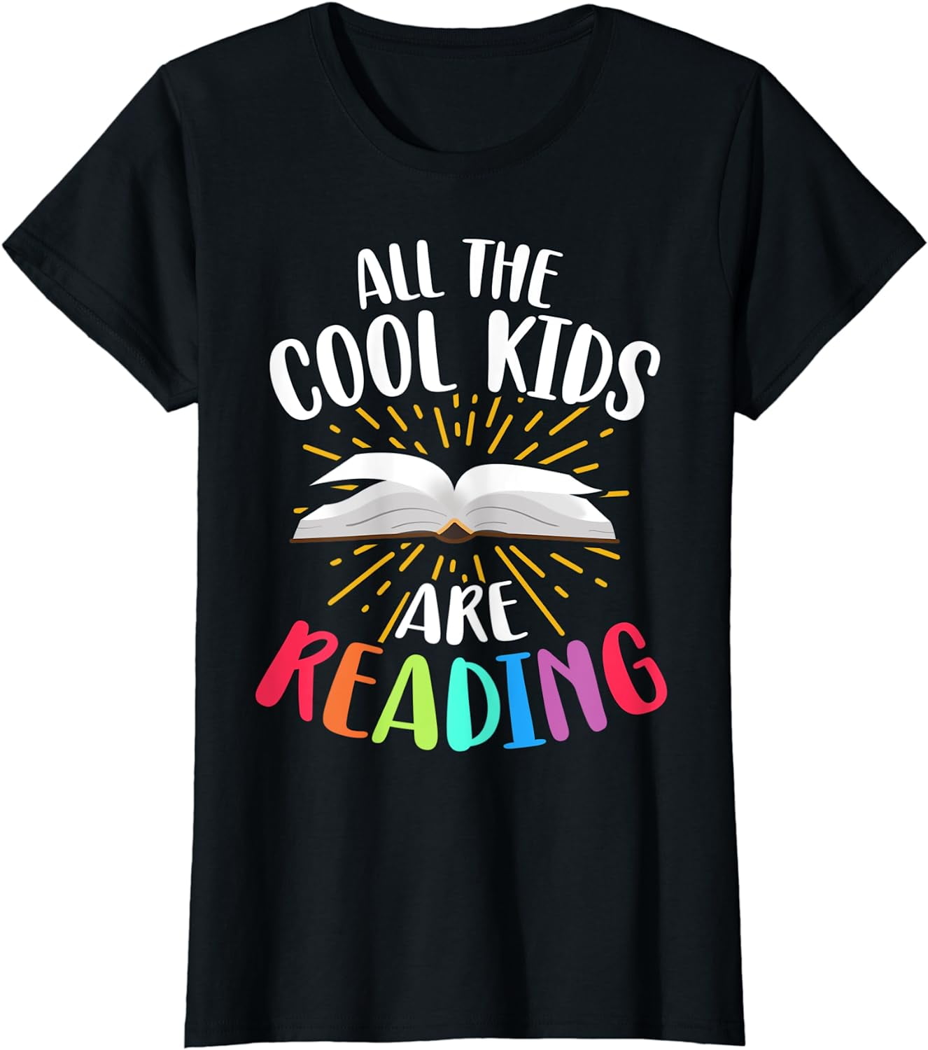 All The Cool Kids Are Reading Back To School Reading Kids T-Shirt ...