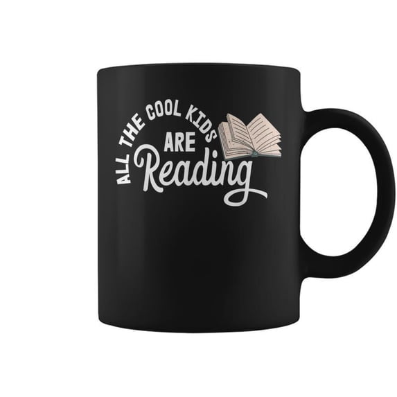 All The Cool Kids Are Reading Cute Book Lovers Bookworm Coff - Walmart.com