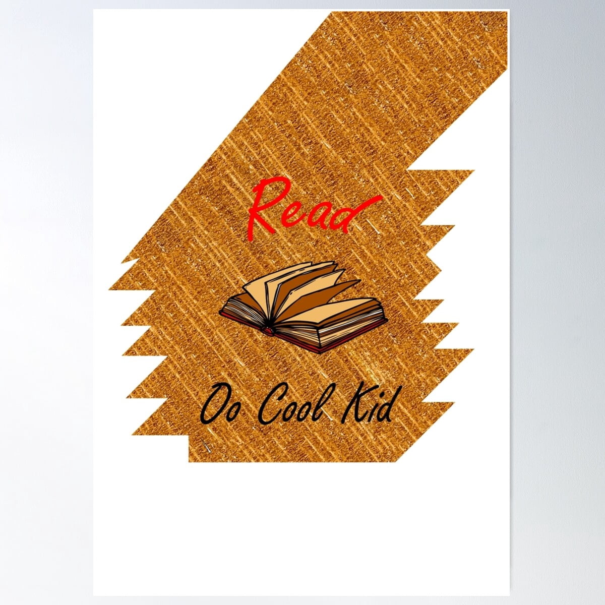 All The Cool Kids Are Reading Poster Wall Art, Modern Wall Decor For ...