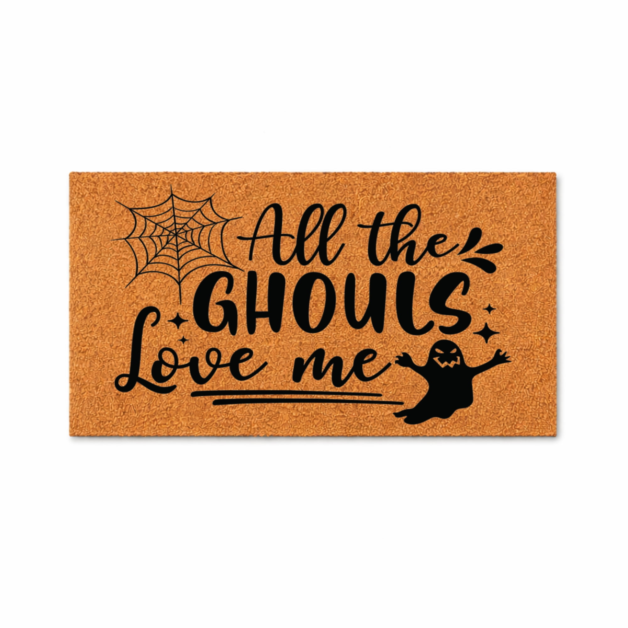 All The Ghouls Love Me - Brown Coir PVC Outdoor Doormat (24x36 inches ...