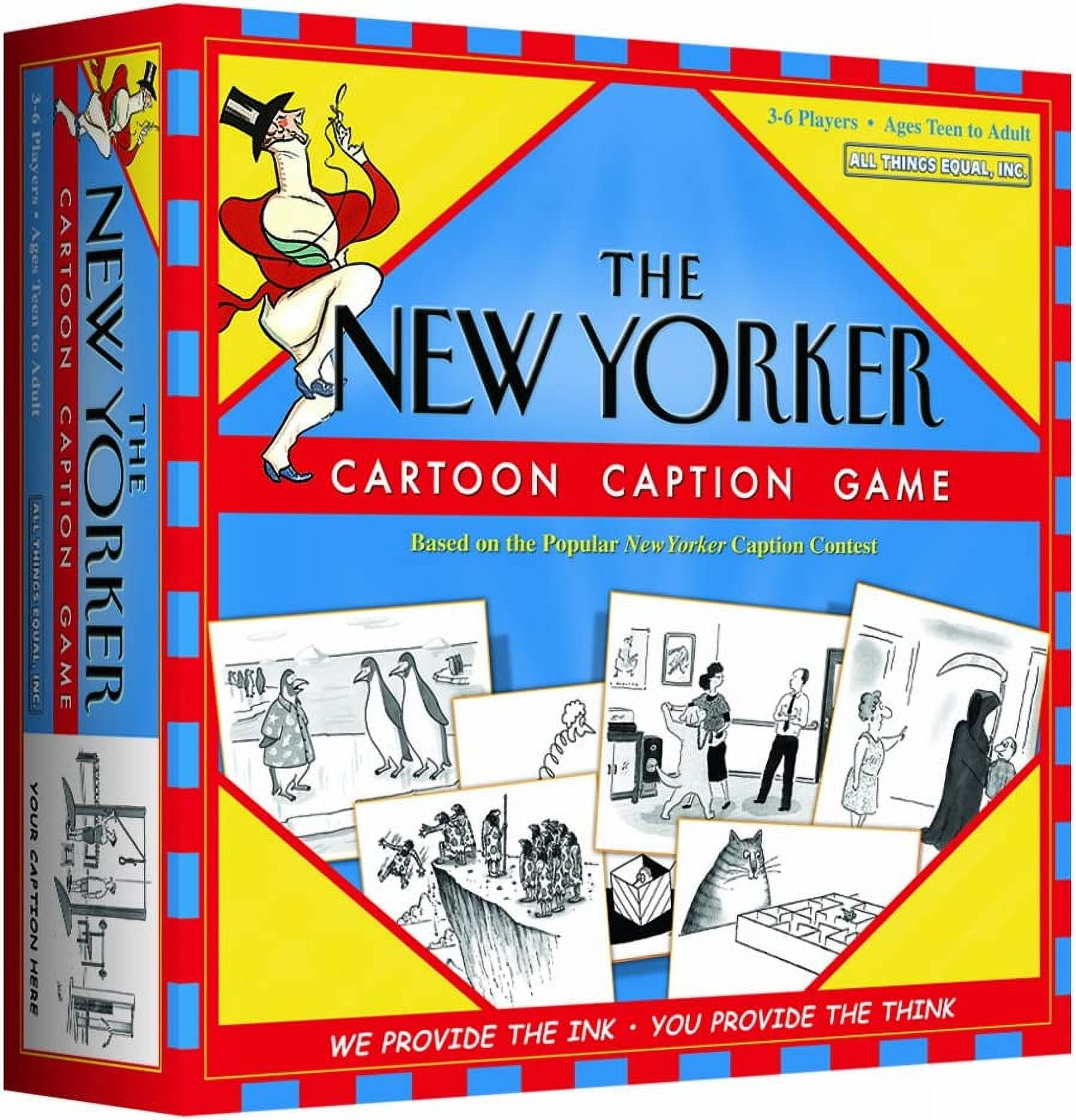 Open Box All Things Equal, Inc. The New Yorker Cartoon Caption Game ...