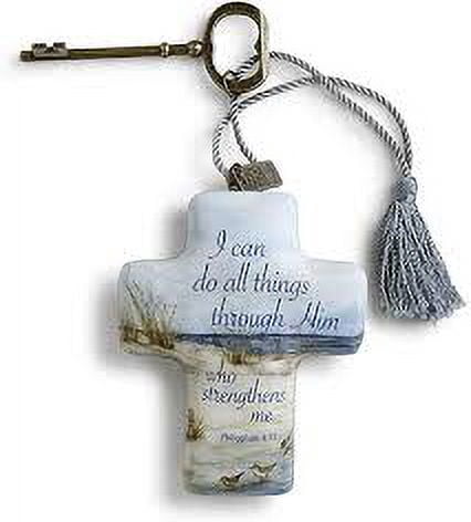 All Things Through Him Artful Cross - Walmart.com