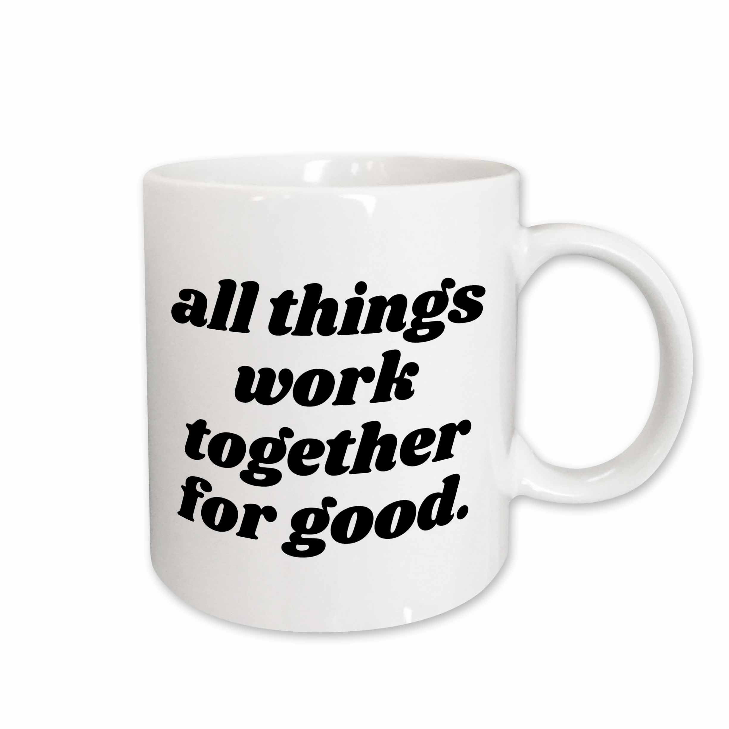 3drose, All Things Work Together for Good Christian Library Prints ...