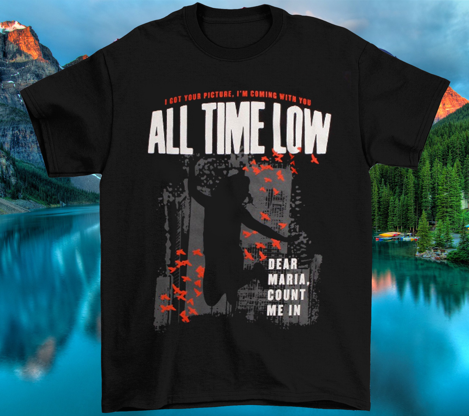 All Time Low Dear Maria T Shirt s-4xl Black Men - Walmart.com