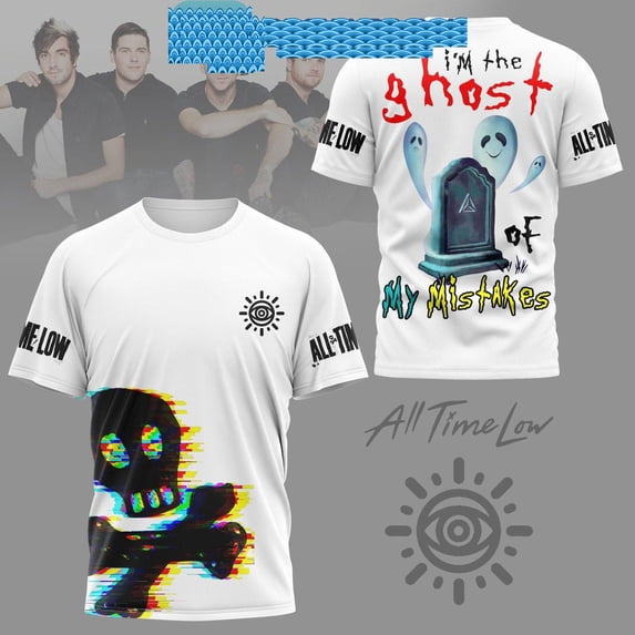 All Time Low Im The Ghost Of My Mistakes Hoodie T-Shirt - Walmart.com