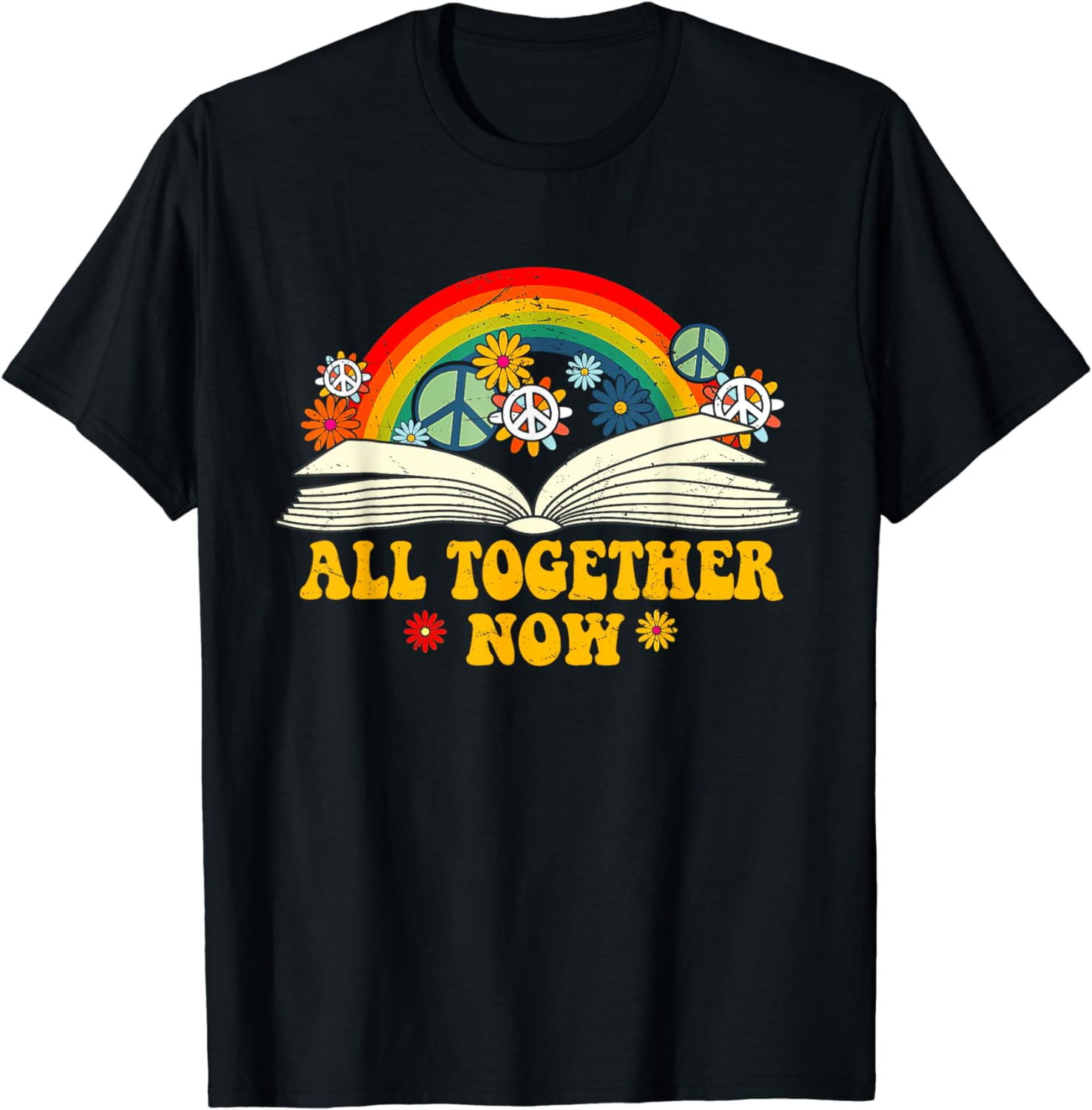 All Together Now Summer Reading Program 2023 Book Rainbow T-Shirt ...