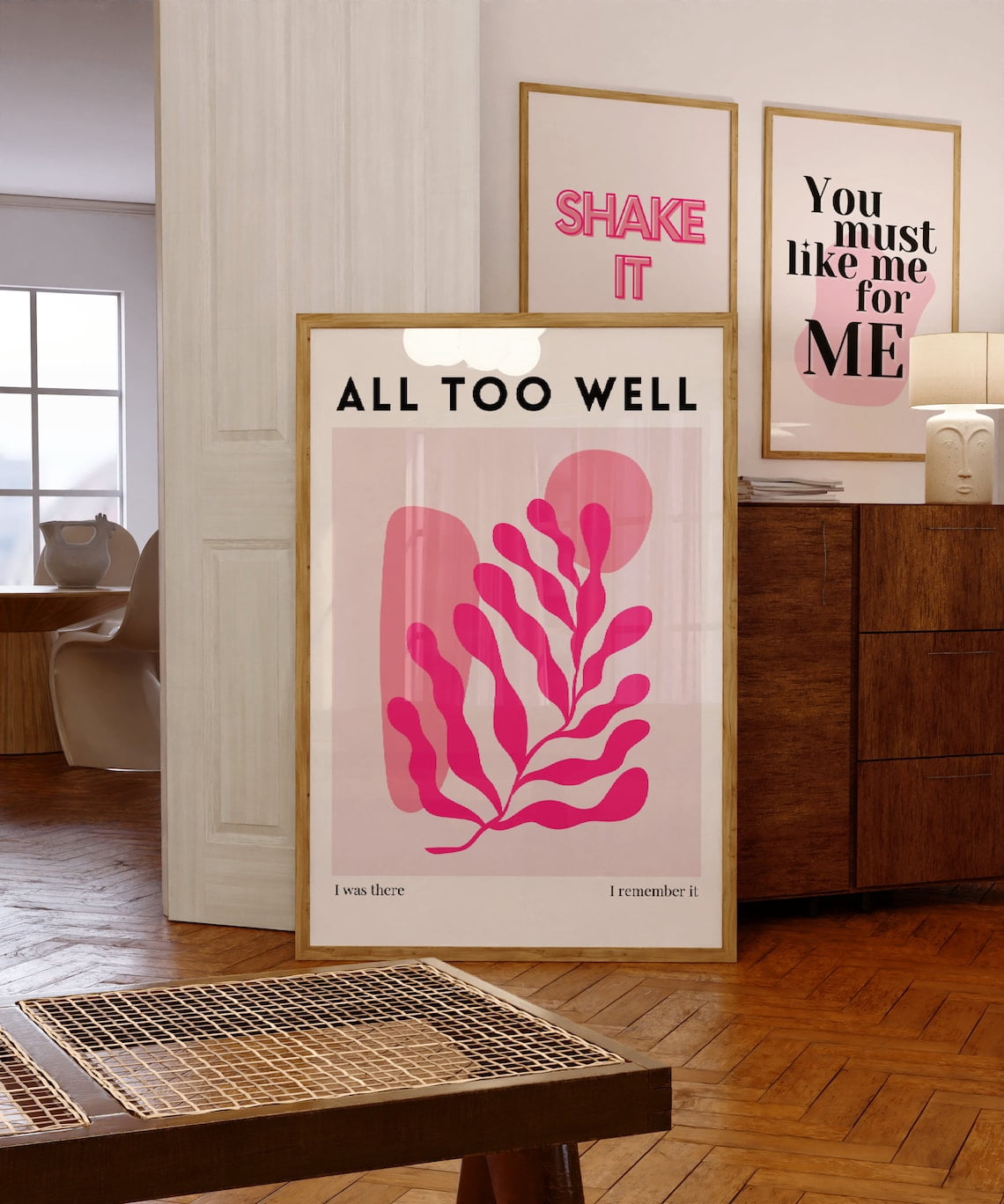 All Too Well Red Aesthetic Home Decor Wall Art Unframed Paper Print ...