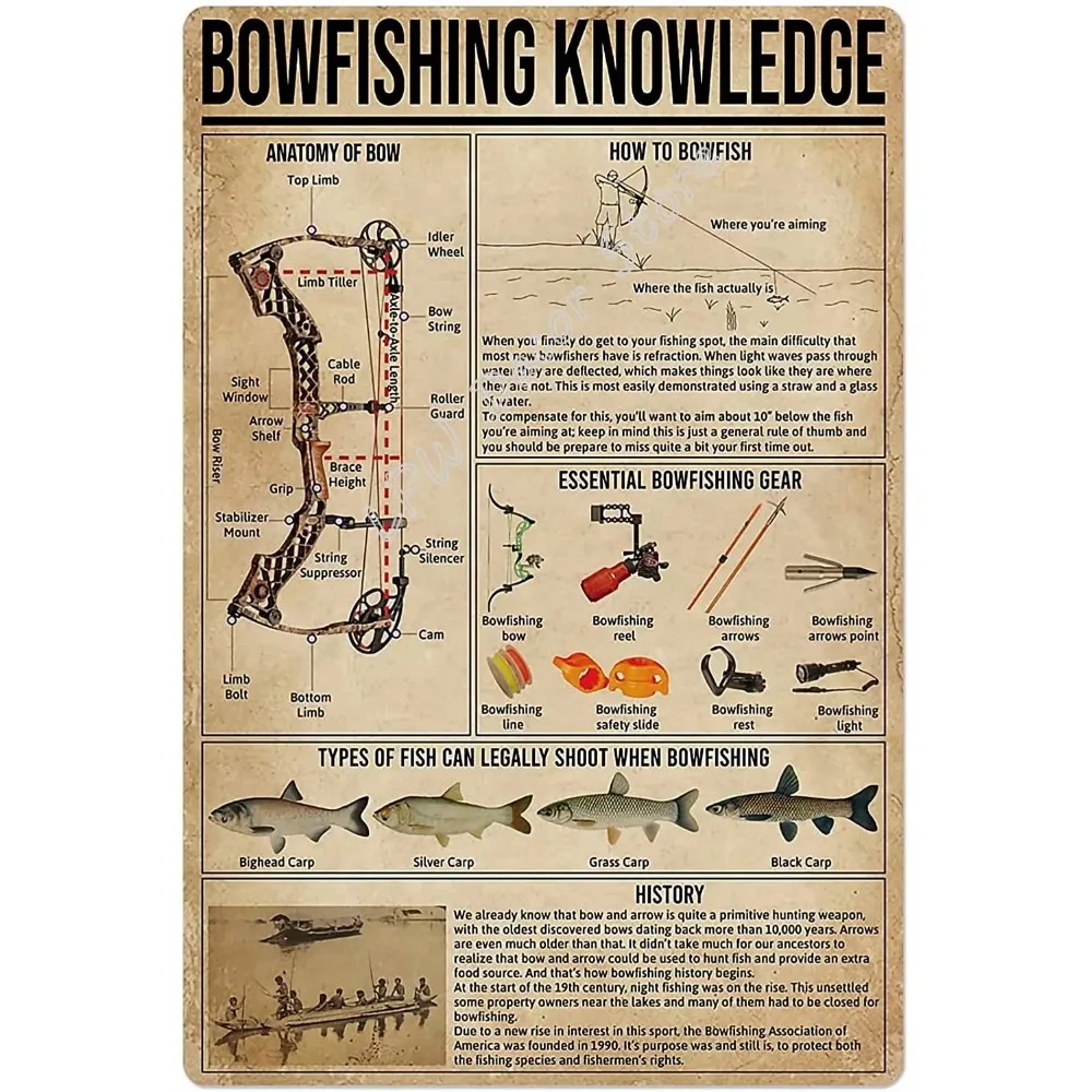 All Types of Shark Poster Notice for Diver for Decor Bathroom Gift for ...