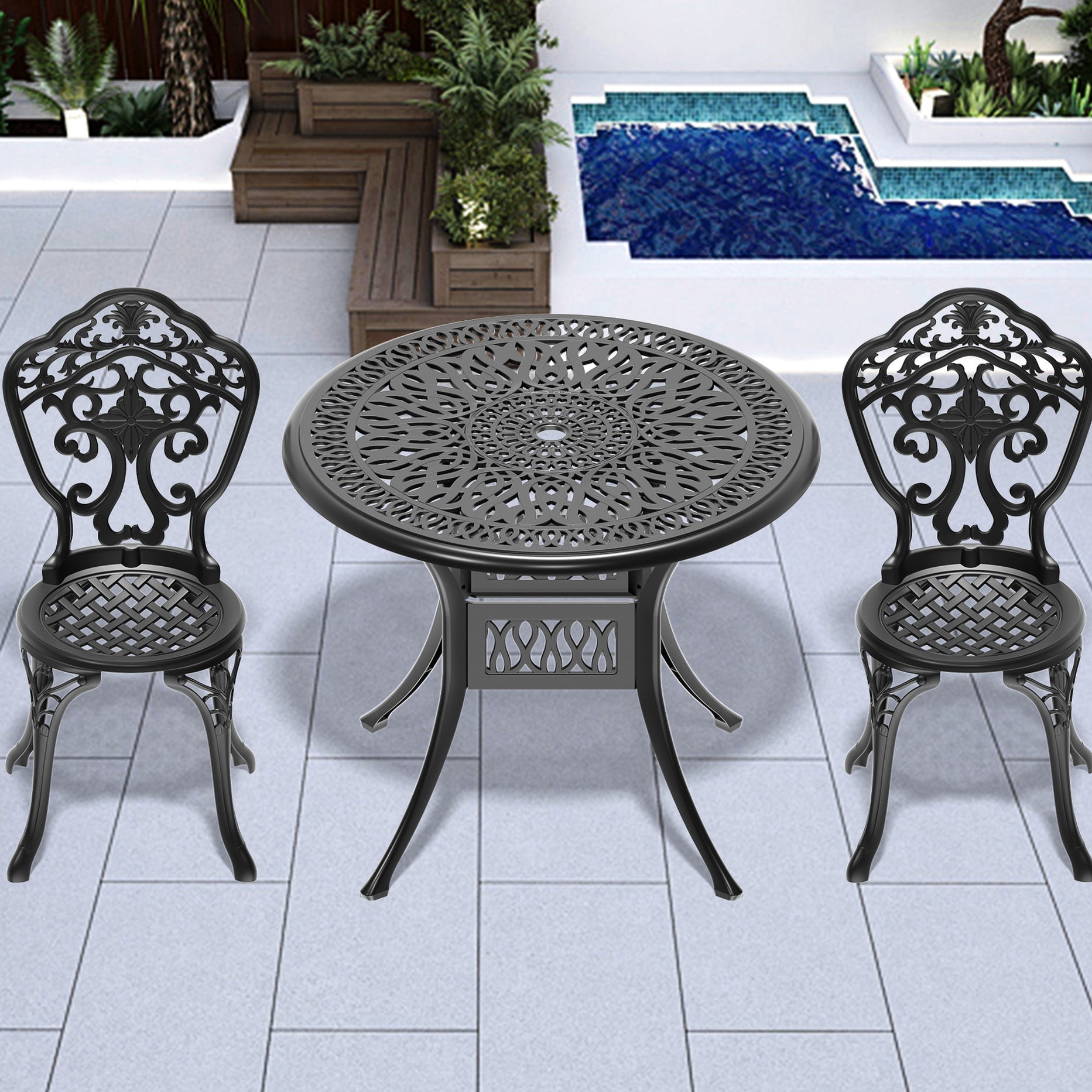 All-Weather Aluminum Furniture Set for Outdoor | Adds Style to Outdoor ...