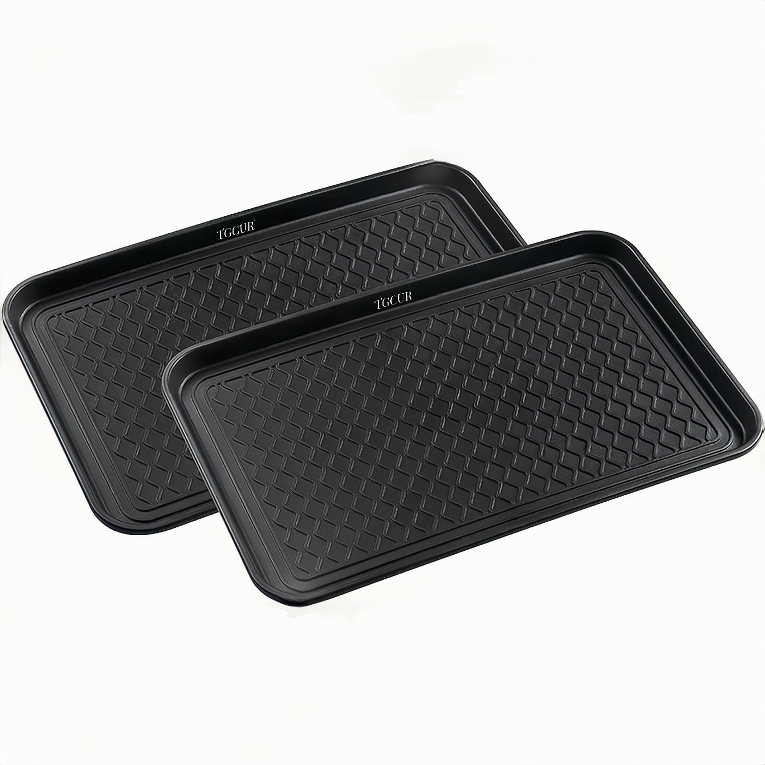 Trimate All Weather Boot Tray, 2 Pack, 24"x16", Multi-Purpose for Shoes ...