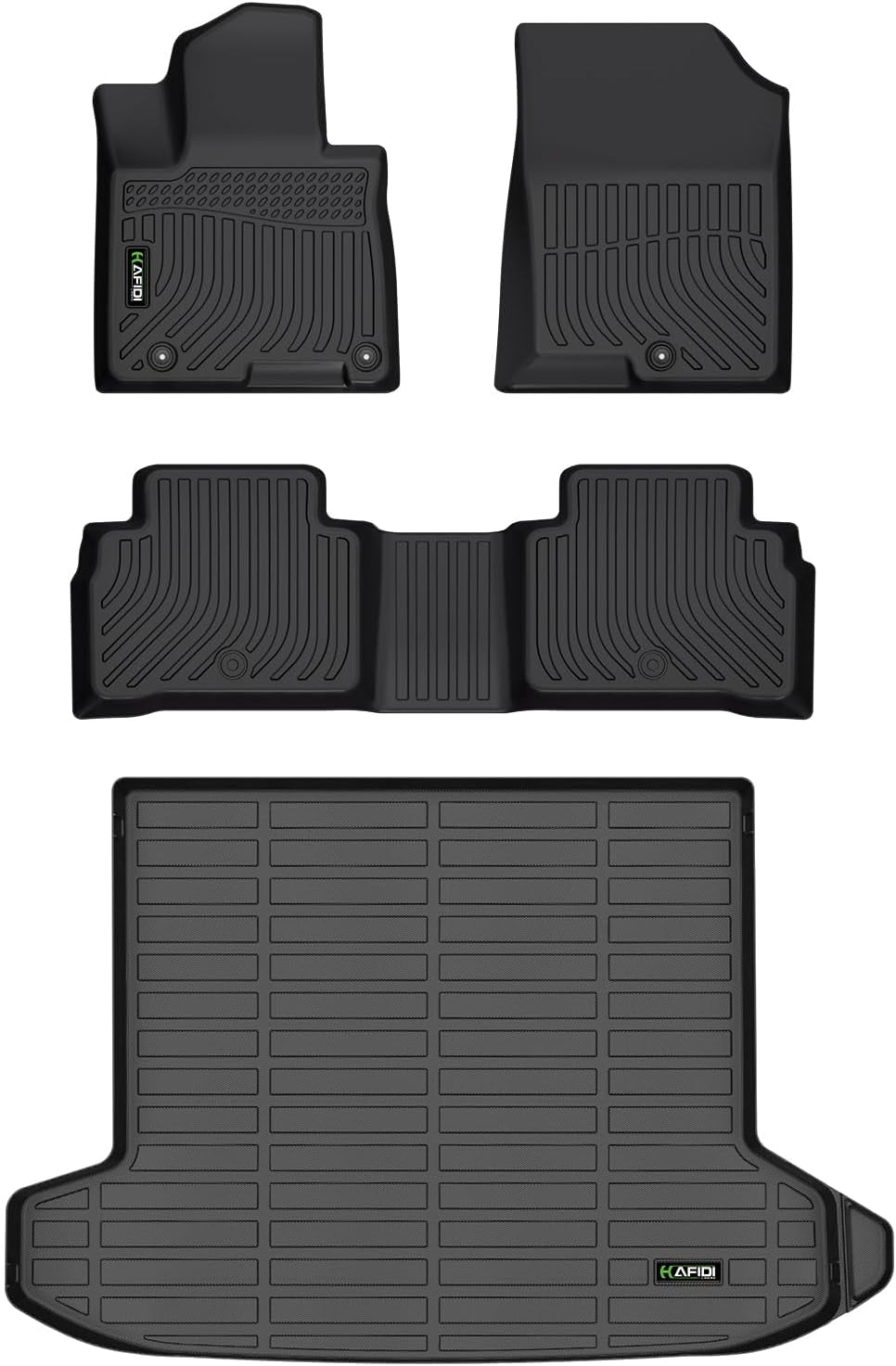 All Weather Car Floor Mats & Cargo Liner for 2022-2025 2026 Hyundai ...