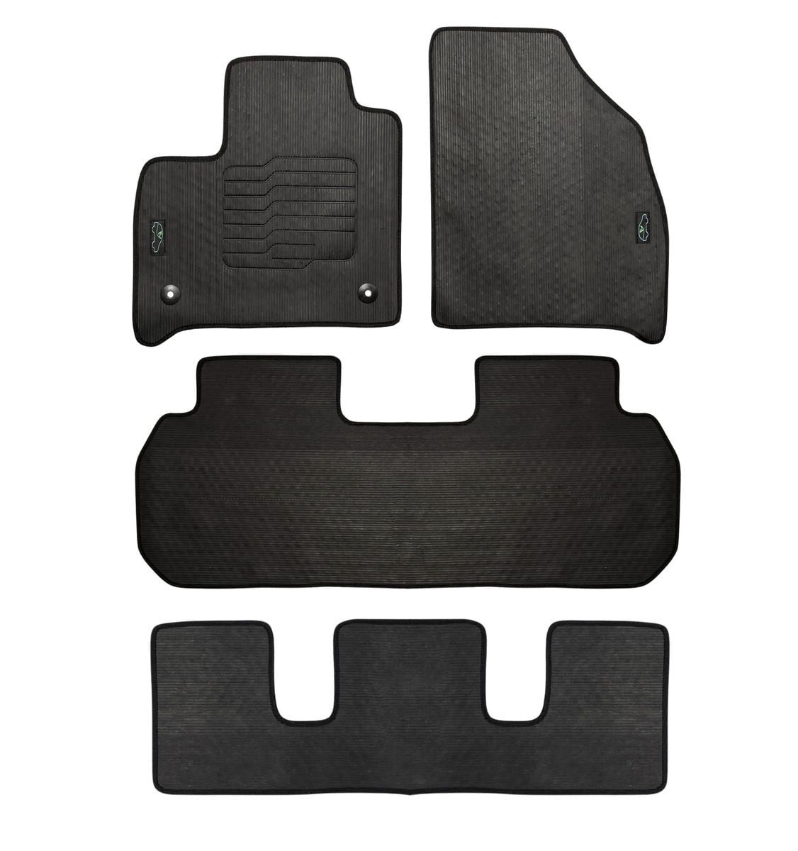 All-Weather Floor Mats for 2018 to 2024 Chevrolet Traverse with Driver ...