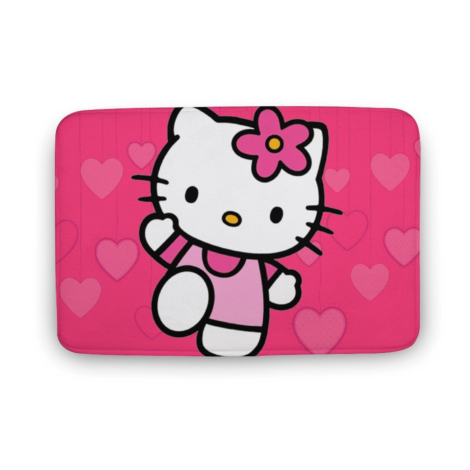 All Weather Hello Kitty Dance Happy Doormat, Low Profile Entryway Mats ...