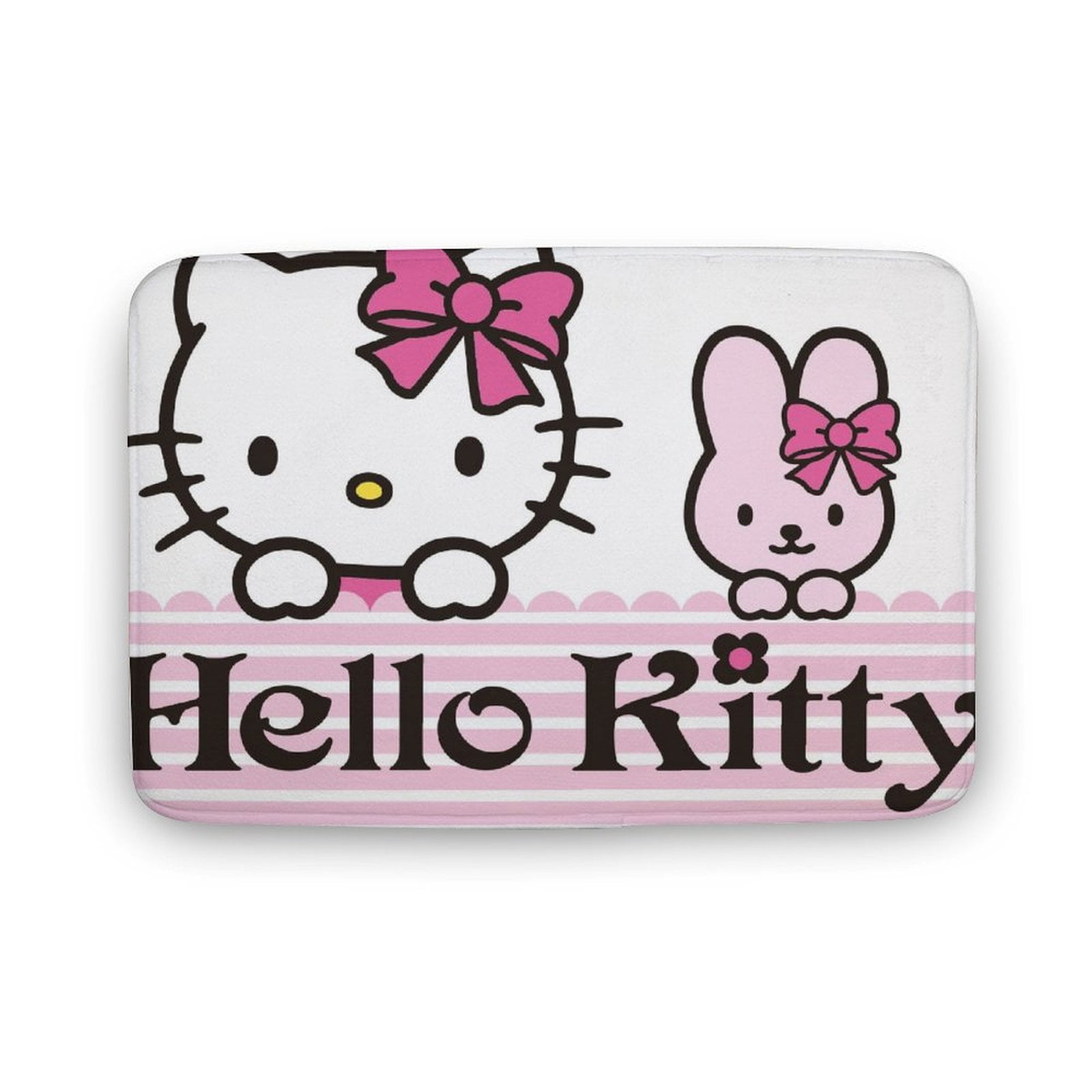 All Weather Hello Kitty Rabbit Doormat, Low Profile Entryway Mats for ...