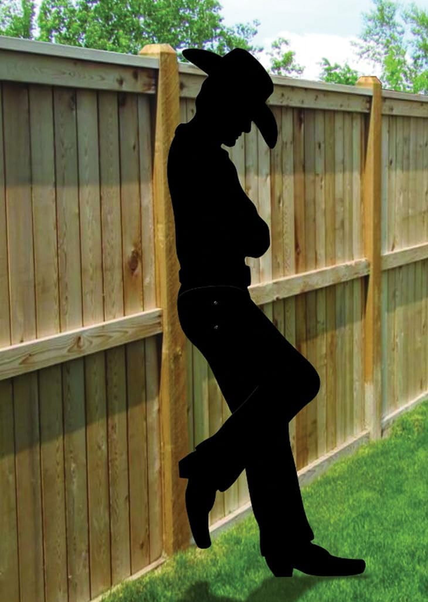 All-Weather Leaning Cowboy, Waterproof, Made in USA, 6 feet Tall ...