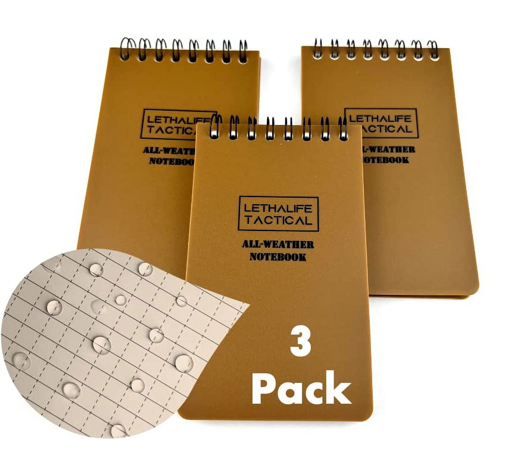 All Weather Notepad, Coyote Brown, 3x5 - Fully Water Proof - Walmart.com