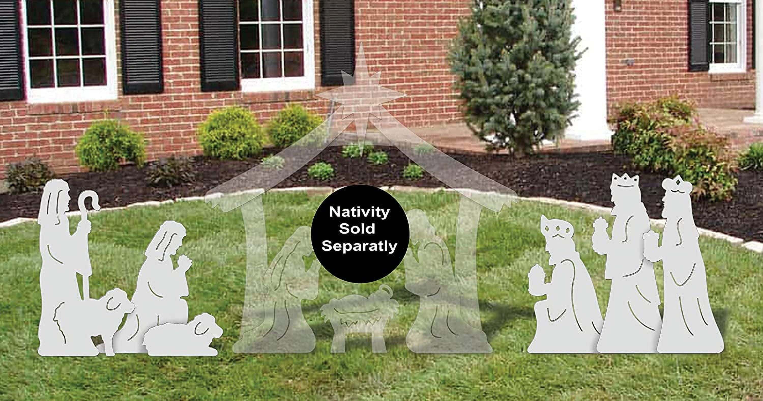 All-Weather Outdoor Medium Holy Family Nativity Add-ons - Walmart.com
