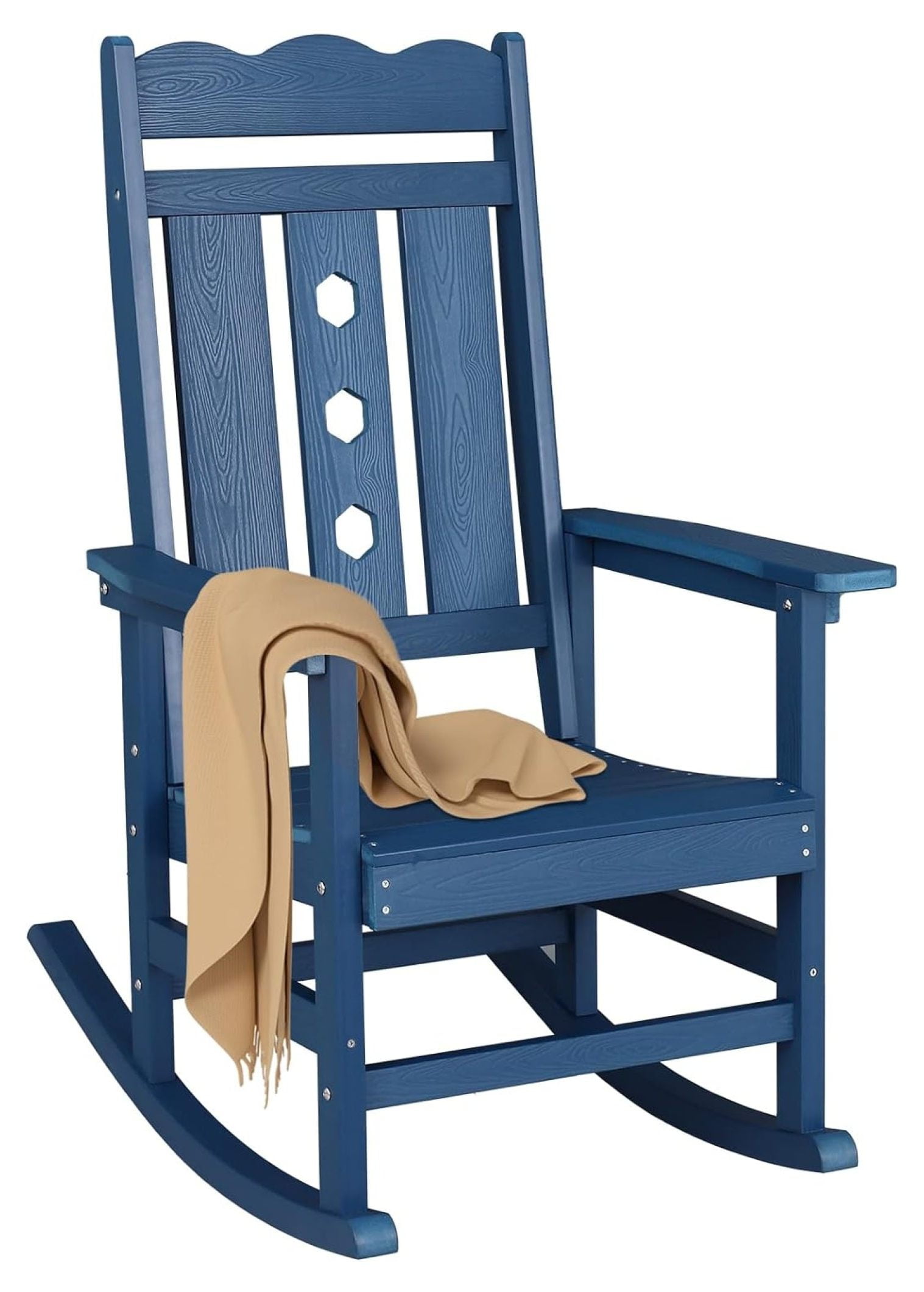All-Weather Outdoor Rocking Chair with 400 lbs Weight Capacity ...