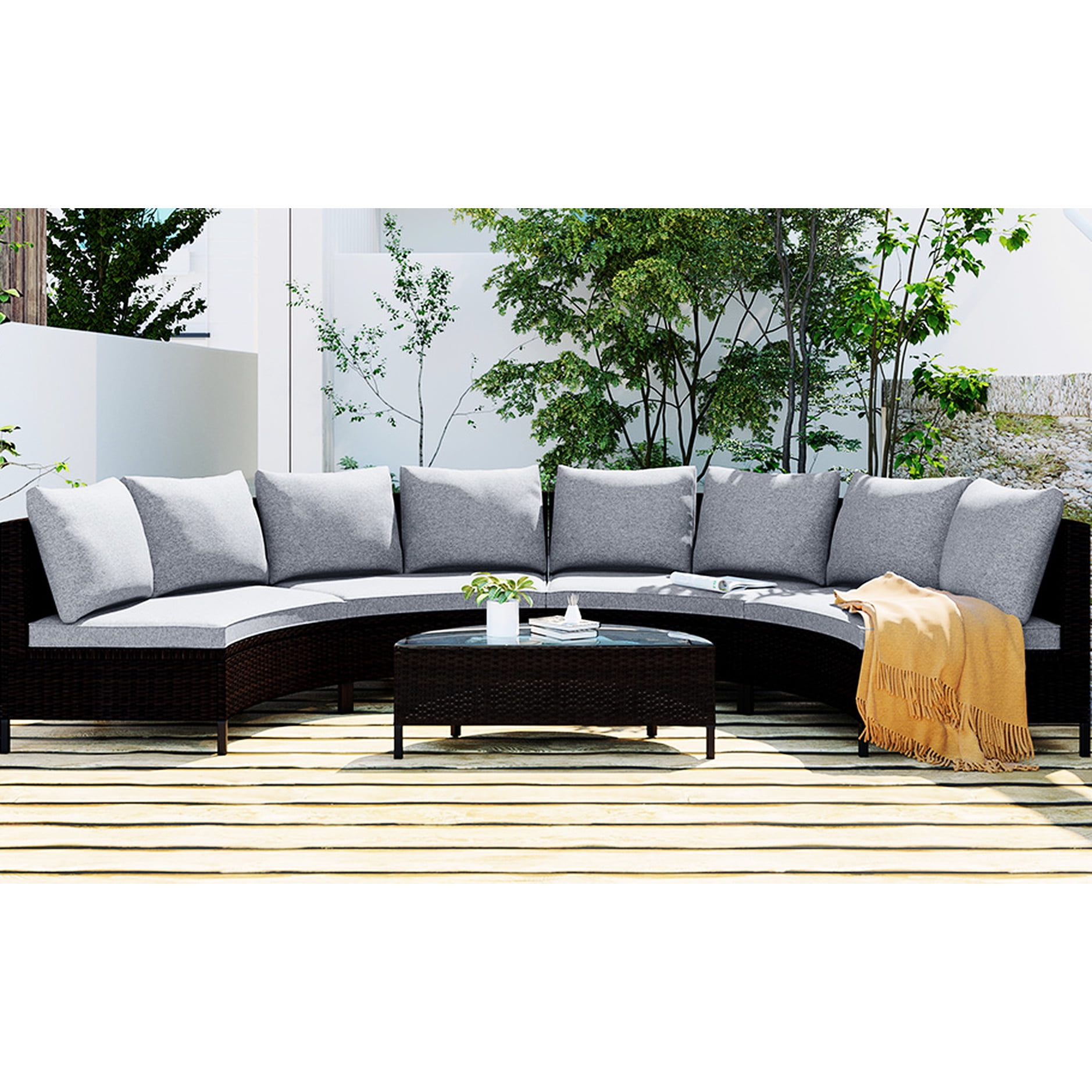 All-Weather Outdoor Sofa Set | Solid Steel Frame | Outdoor Gathering ...