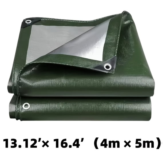 All-Weather PE Tarpaulin, tear resistant with metal grommets. Ideal for ...