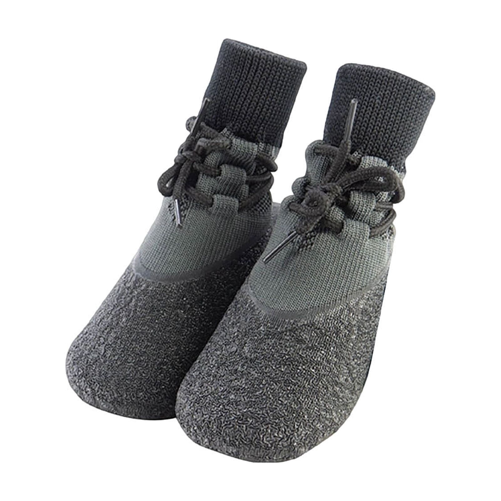 All Weather Pet Boots Protectors Anti Slip Sole Adjustable Straps ...