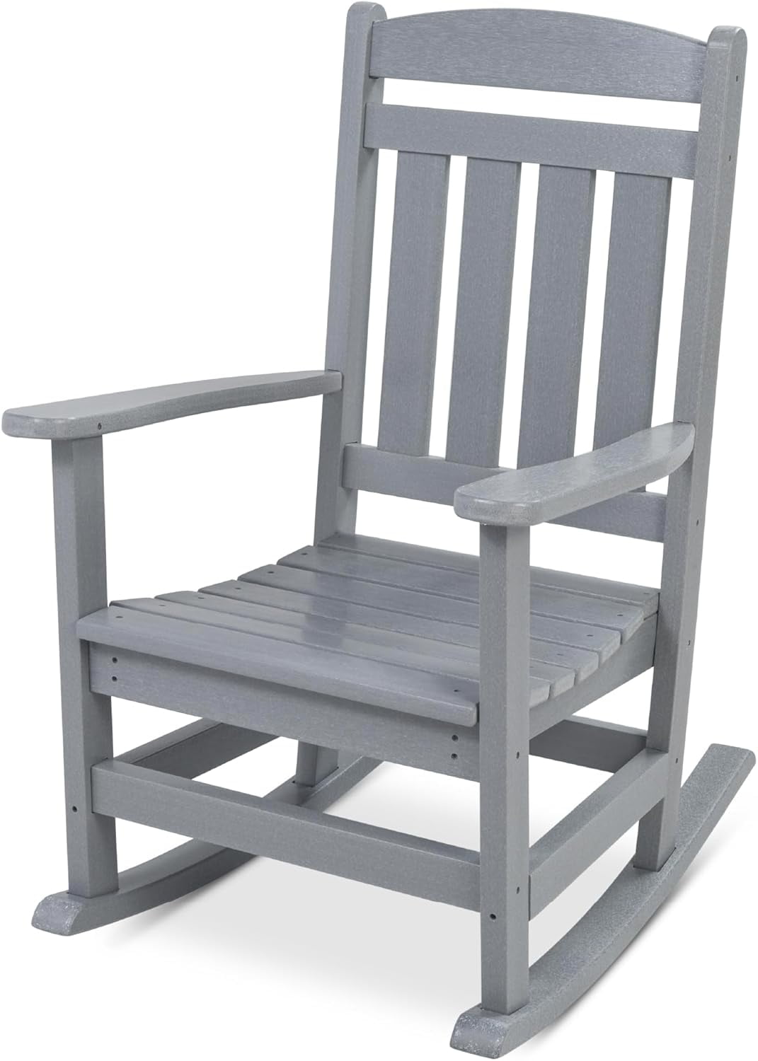 All-Weather Rocking Chair, Indoor Outdoor HDPE Porch Rocker for Patio ...
