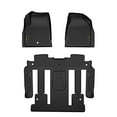 All Weather TPE Floor Mats 3 Row Liner Black Fit For 2009-2017 Traverse ...