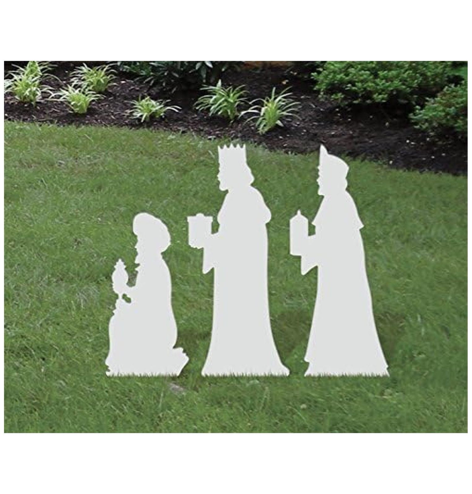 All-Weather Three Wisemen Medium Nativity Add-On, Waterproof, Made in USA, 31 inches Tall ...