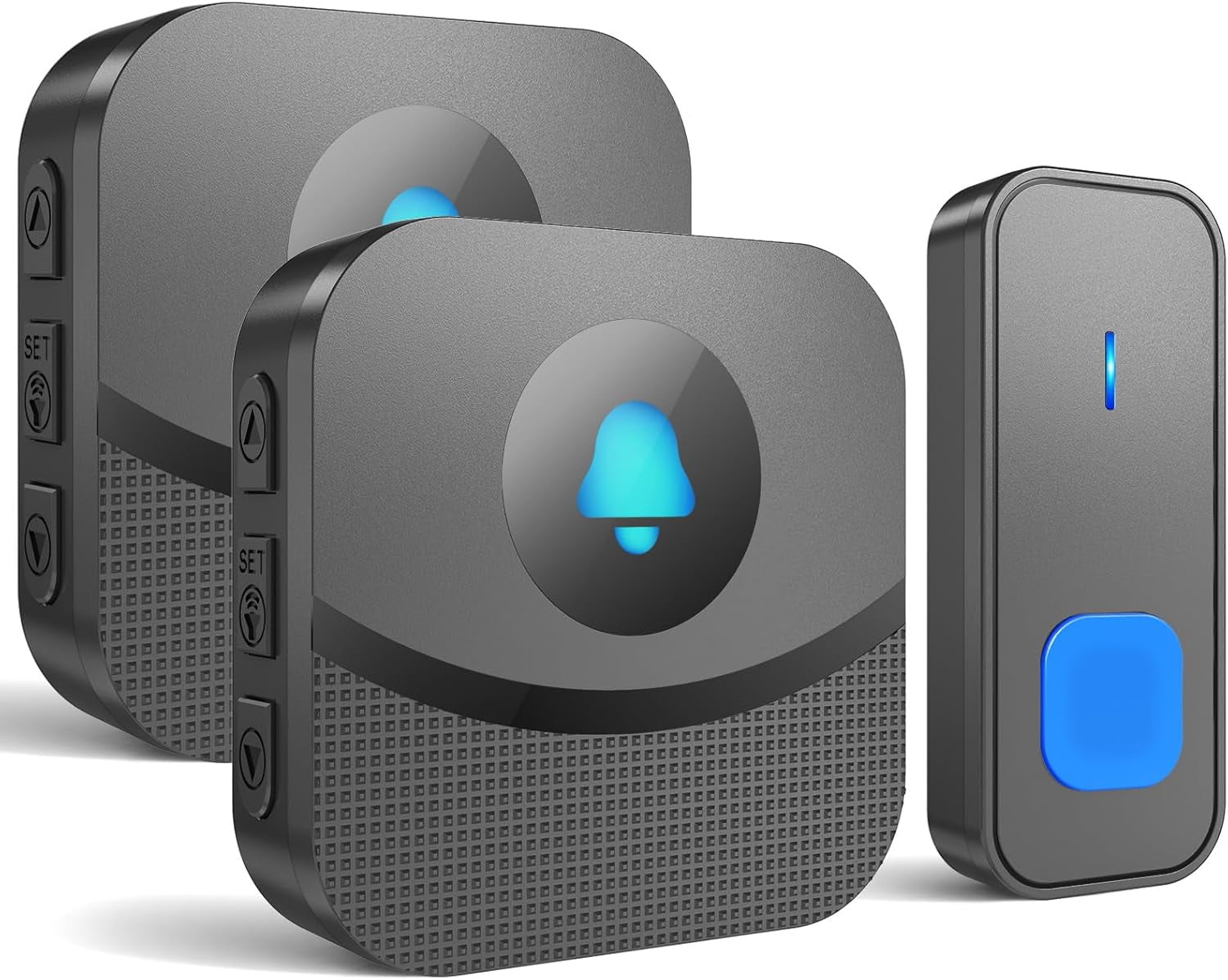 All-Weather Wireless Doorbell Kit-1300ft Reliable Connection ...