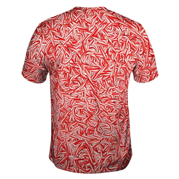 All You Can Eat Candy Canes Mens T-Shirt All Over Print - Walmart.com