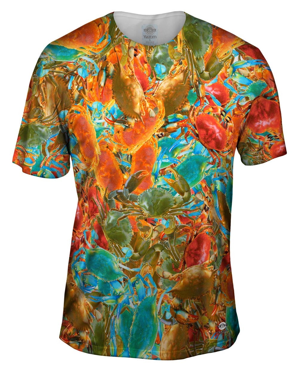 All You Can Eat Crab Mens T-Shirt All Over Print - Walmart.com