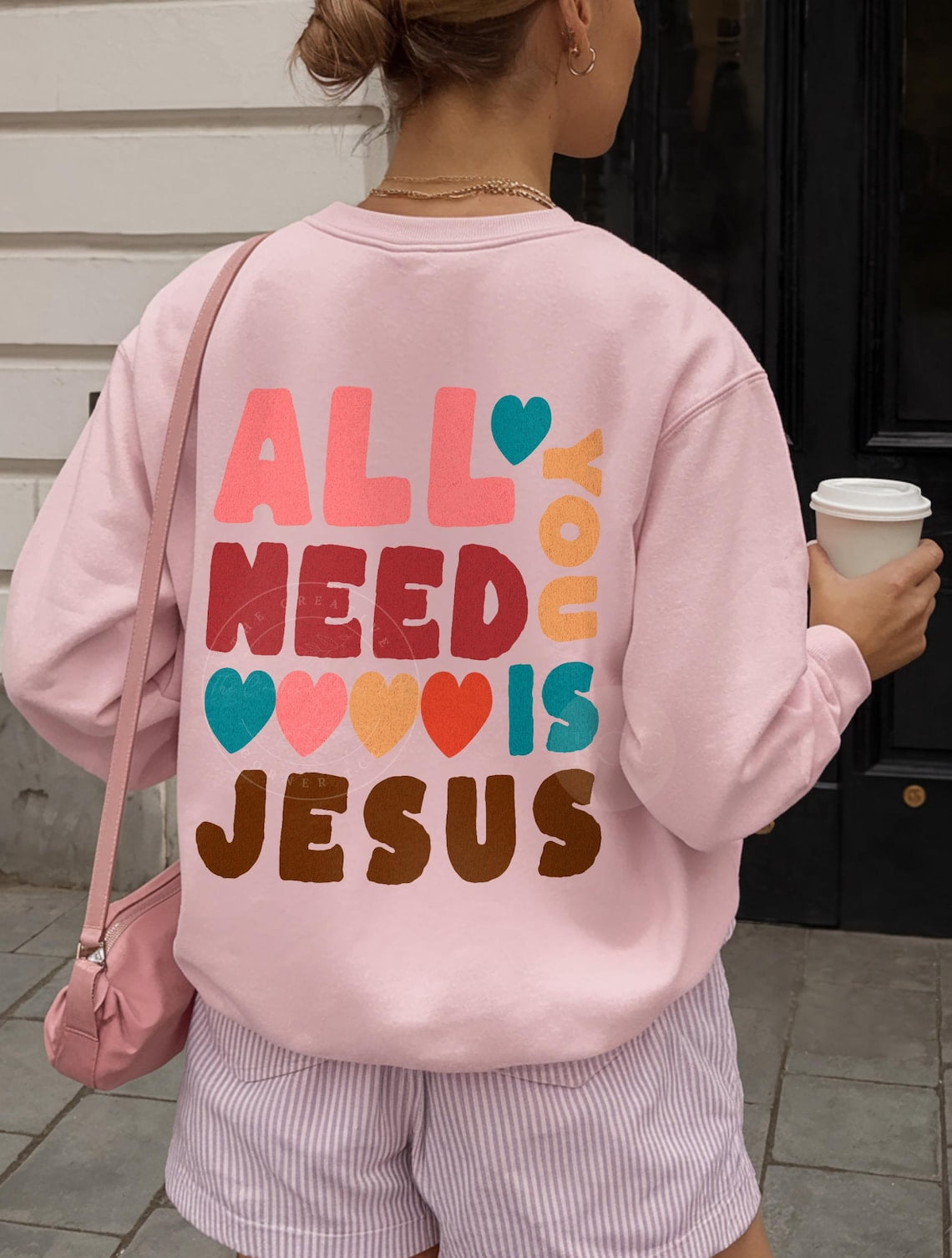 All You Need Is Jesus Sweatshirt, Christian Crewneck, Jesus Shirt ...