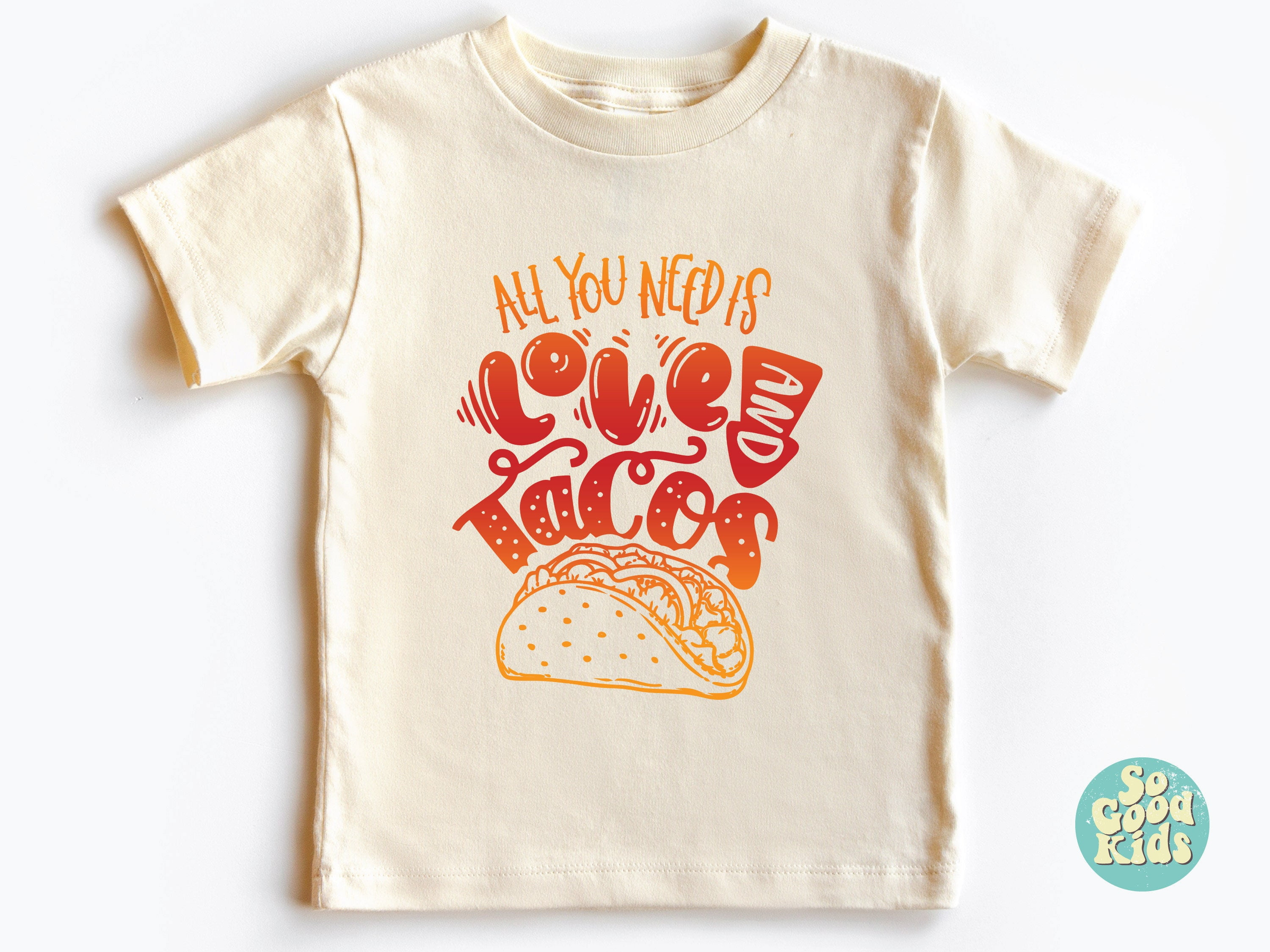 All You Need Is Love And Tacos Toddler Shirt, Tacos Shirt, Toddler Tacos Shirt, Love And Tacos ...