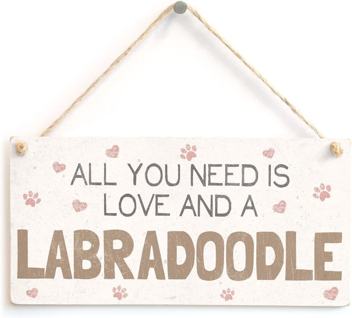 All You Need is Love and A Labradoodle - Super Cute Home Accessory Gift ...