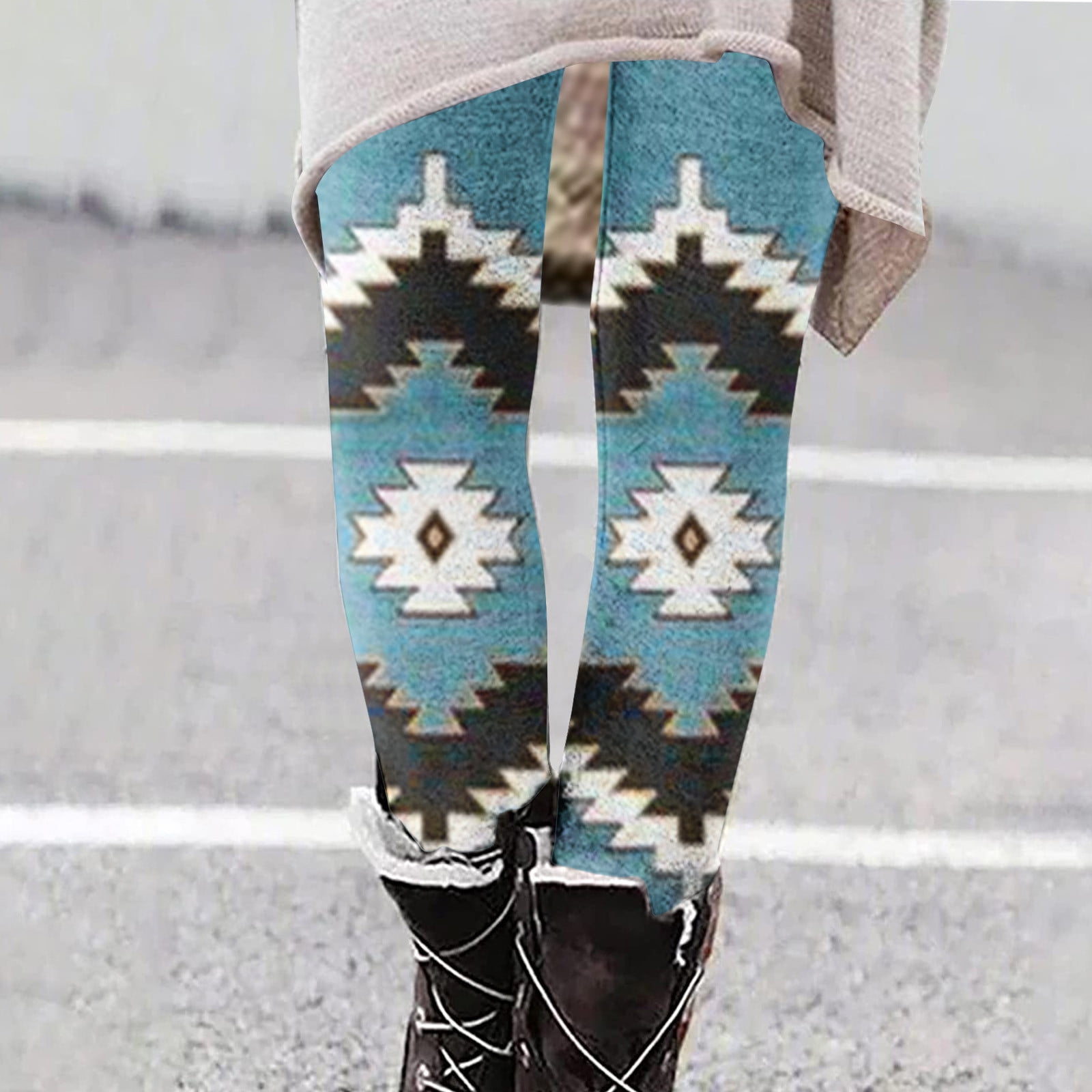 All Your Basics AXXD Blue Workout Leggings Women Butt Lifting Leggings ...