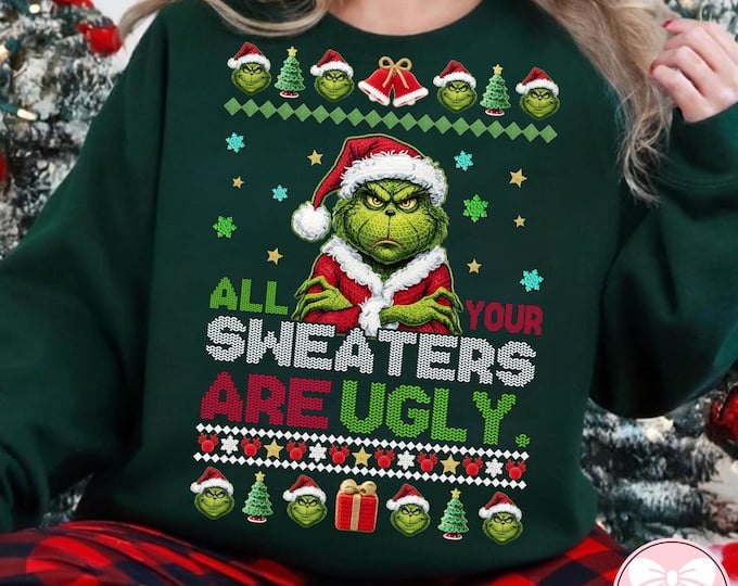 All Your Sweaters Are , Green Mean Guy , Latch Hook Yarn Crochet ...