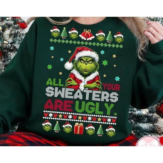 All Your Sweaters Are , Green Mean Guy , Latch Hook Yarn Crochet ...