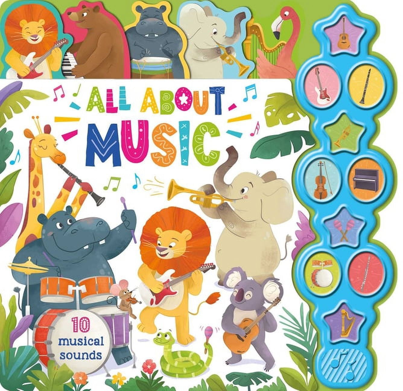 All About Music: Interactive Musical Sound Book for Kids, Toddlers ...