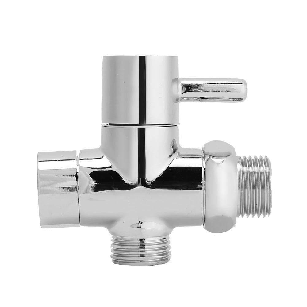 All-brass Three-way Water Separator Shower T-adaptor Shower Angle Valve ...