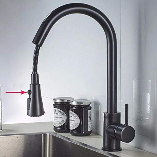 All-copper Drawing Kitchen Cold and Hot Water Faucet Universal Rotary ...