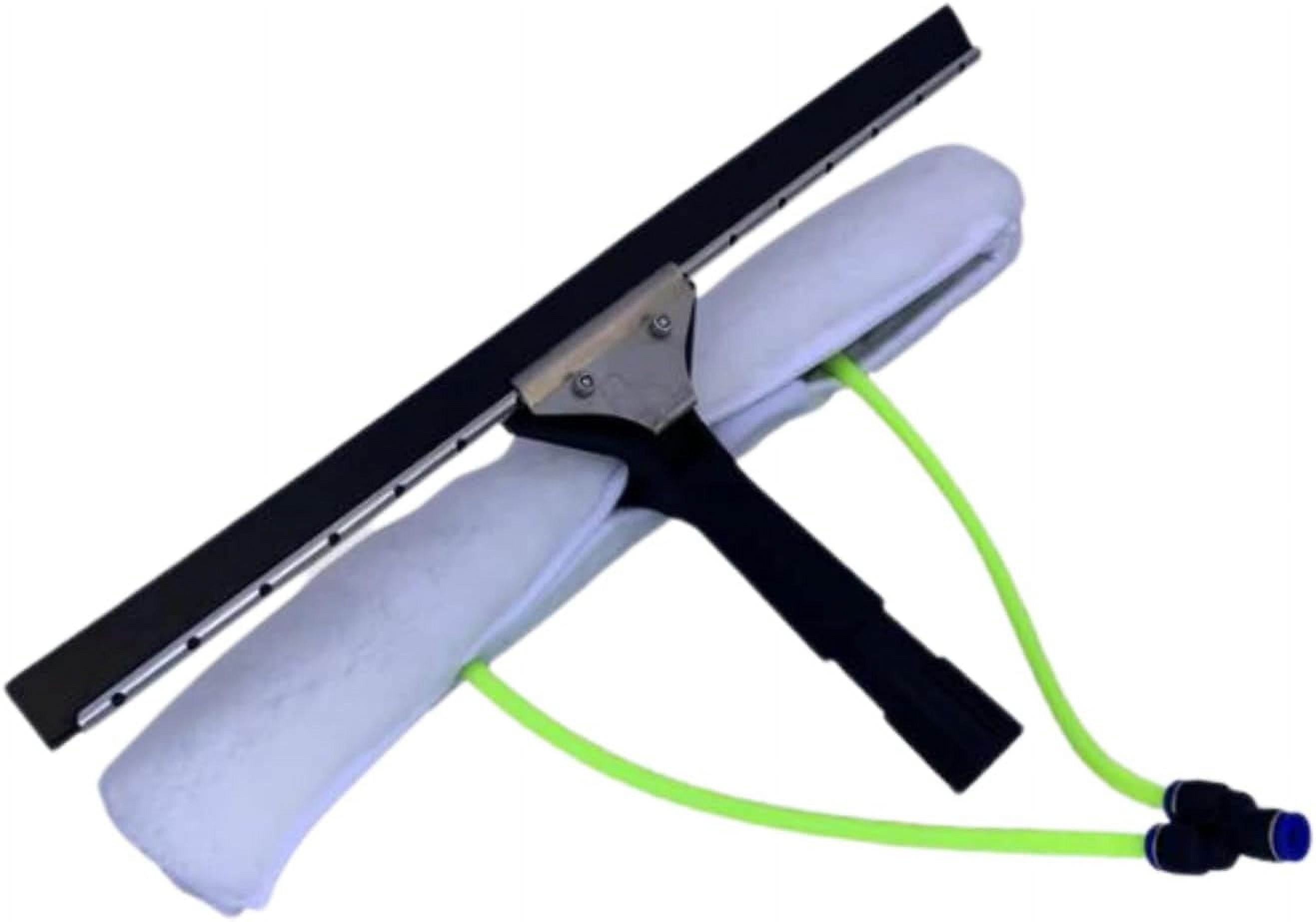 All-in-One 2 Nozzle Scrubber & Squeegee for Water Fed Pole System, Soft ...