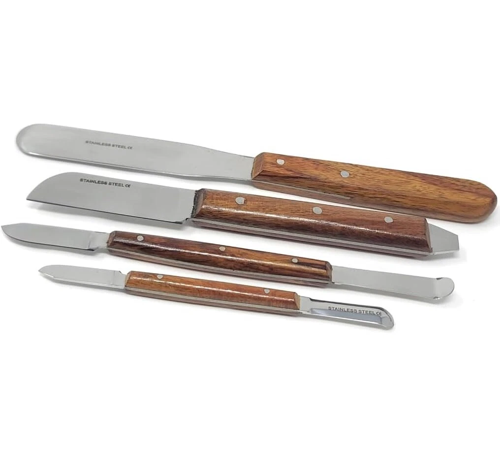 All-in-One 4 Pcs Carving Kit Lab Spatulas Multipurpose Transferring ...