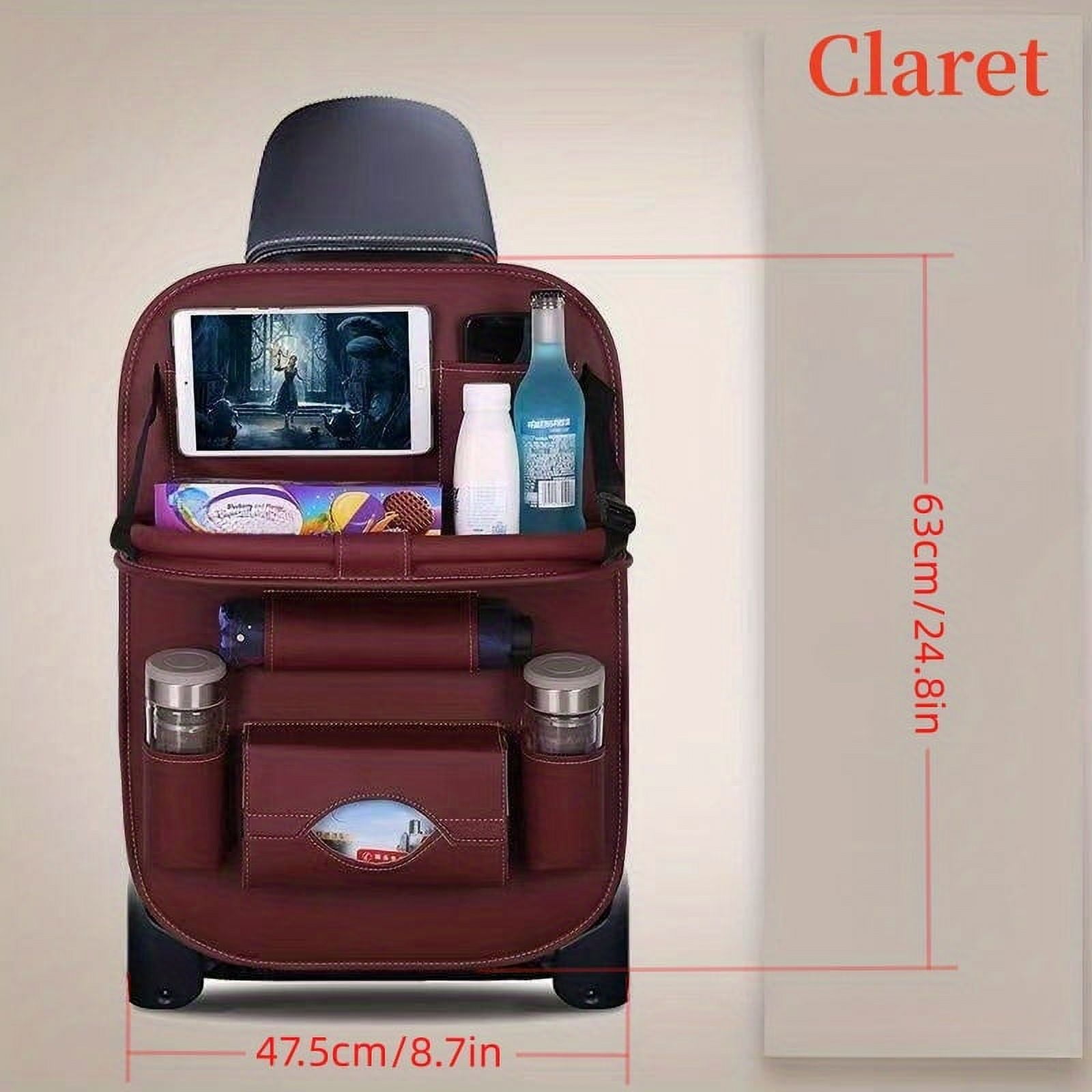 All-in-One Back Seat Organizer with Foldable Table Tray, Kick Mats ... All-in-One Back Seat Organizer with Foldable Table Tray, Kick Mats ...