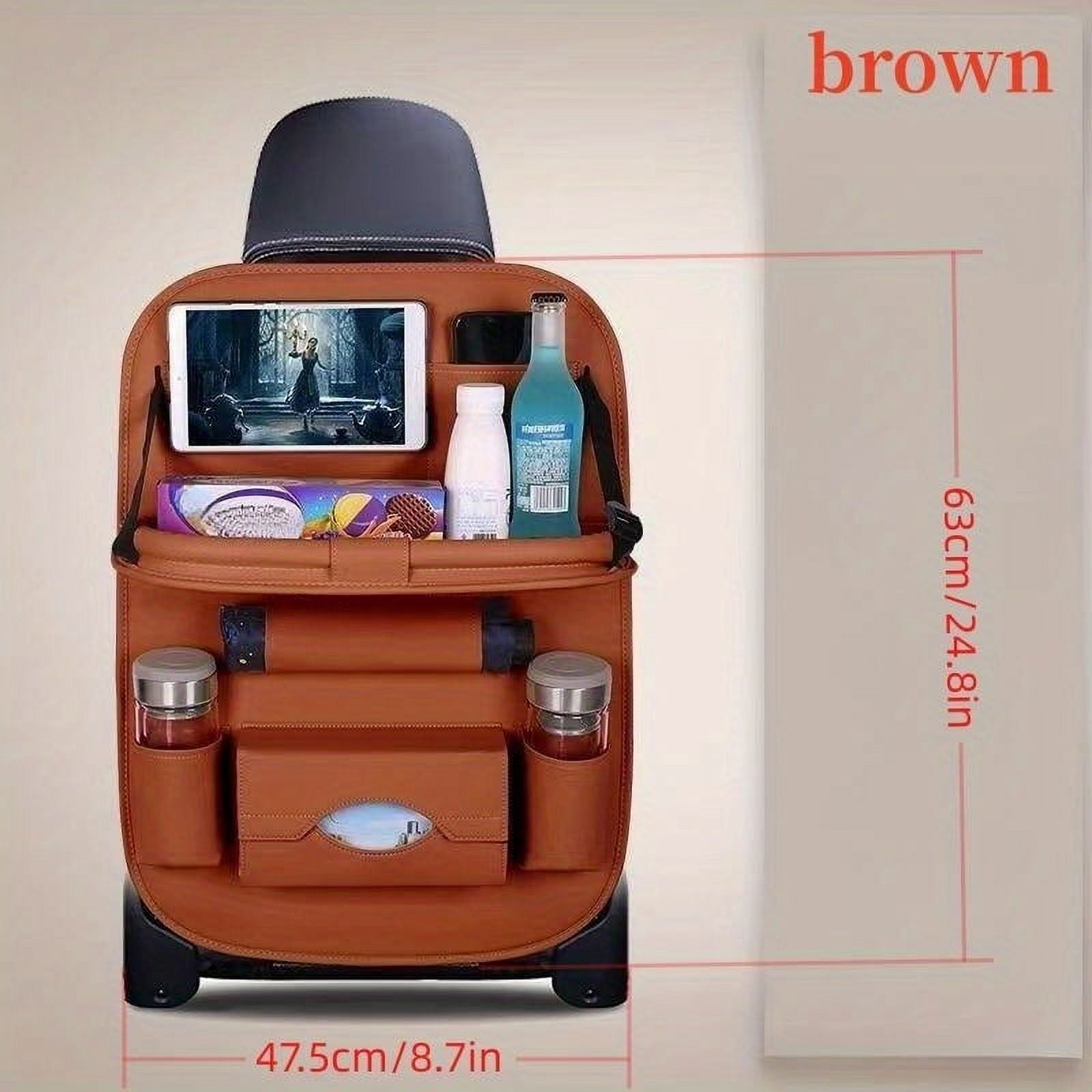 All-in-One Back Seat Organizer with Foldable Table Tray, Kick Mats ... All-in-One Back Seat Organizer with Foldable Table Tray, Kick Mats ...