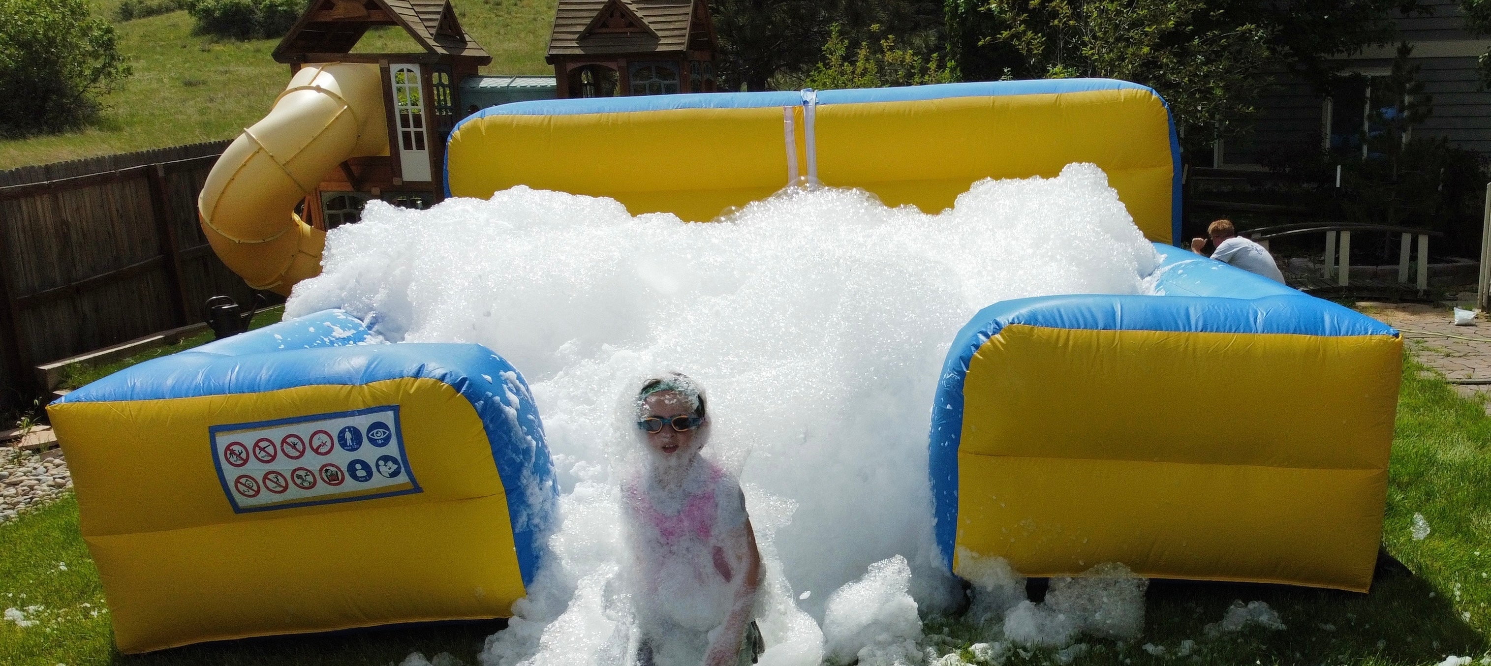 All in One Backyard Foam Pit - Machine not necessary(Comes with siphon ...