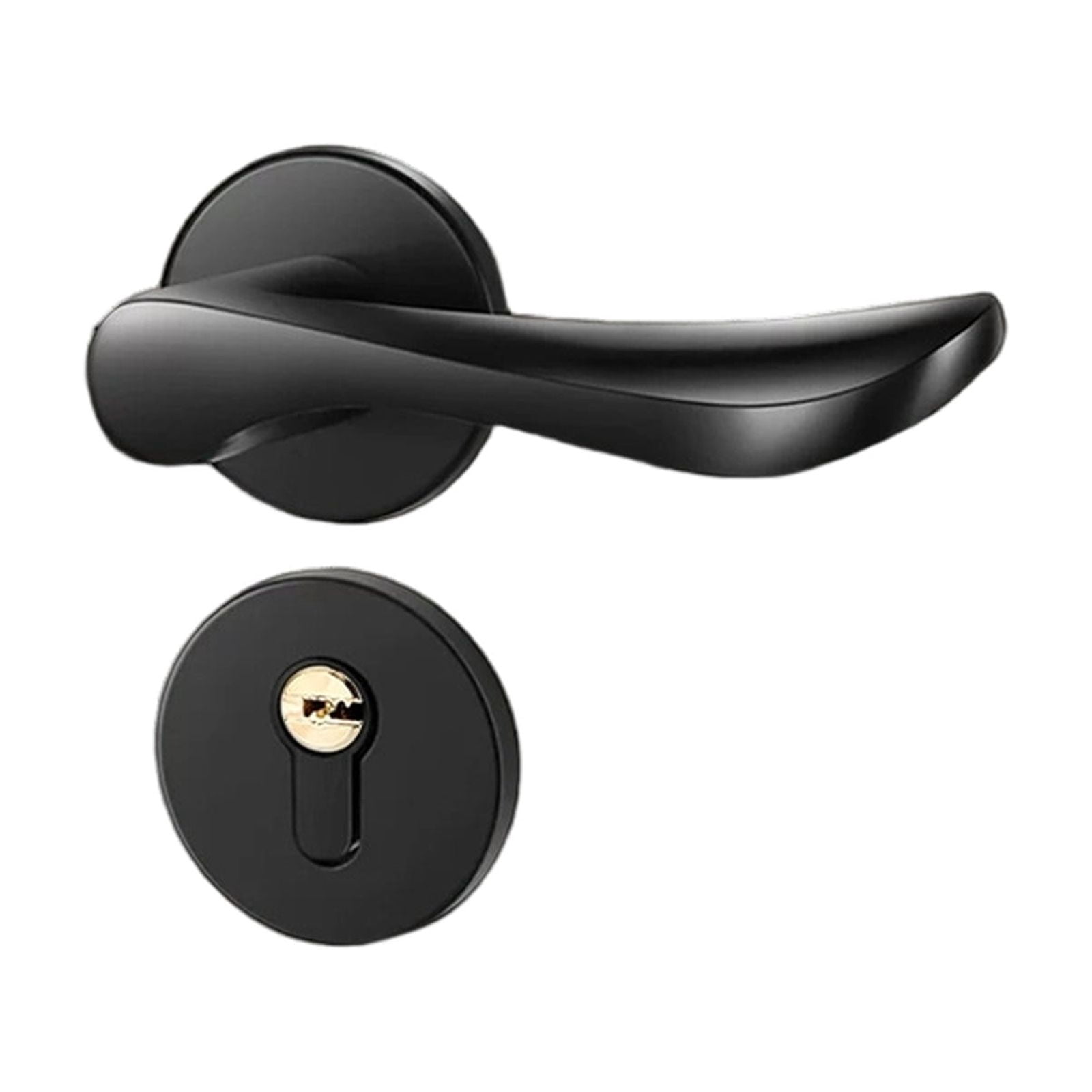 All-in-One Bedroom Door Lock, Indoor Silent Split Door Lock, Minimalist ...