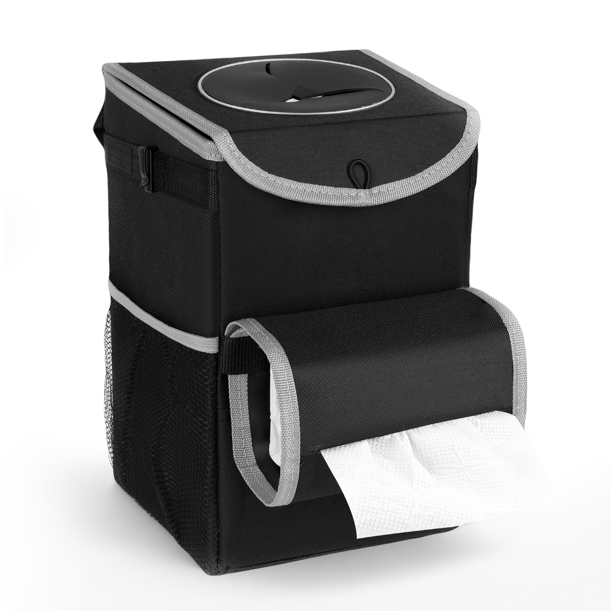 "Xueyu Car Trash Can, Leakproof Organizer with Lid, Storage Pockets, 11 ...