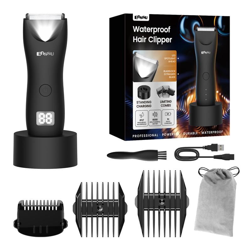 All-in-One Electric Body Hair Trimmer,Multiple Replaceable Ceramic ...