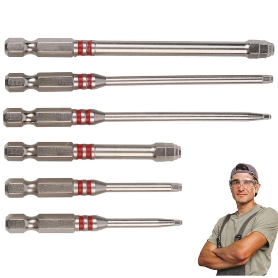 All-in-One Hex Screwdriver Bit Set, Magnetic 6-Piece Hex Screwdriver ...
