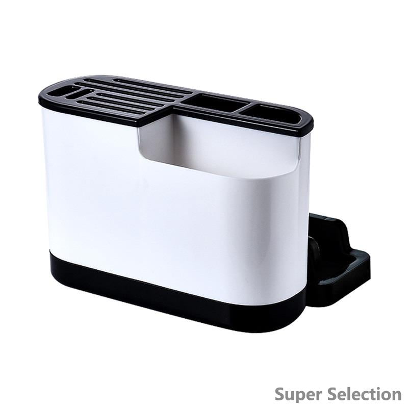 All-in-One Knife Block And Utensil Organizer With Drying Rack, Kitchen ...